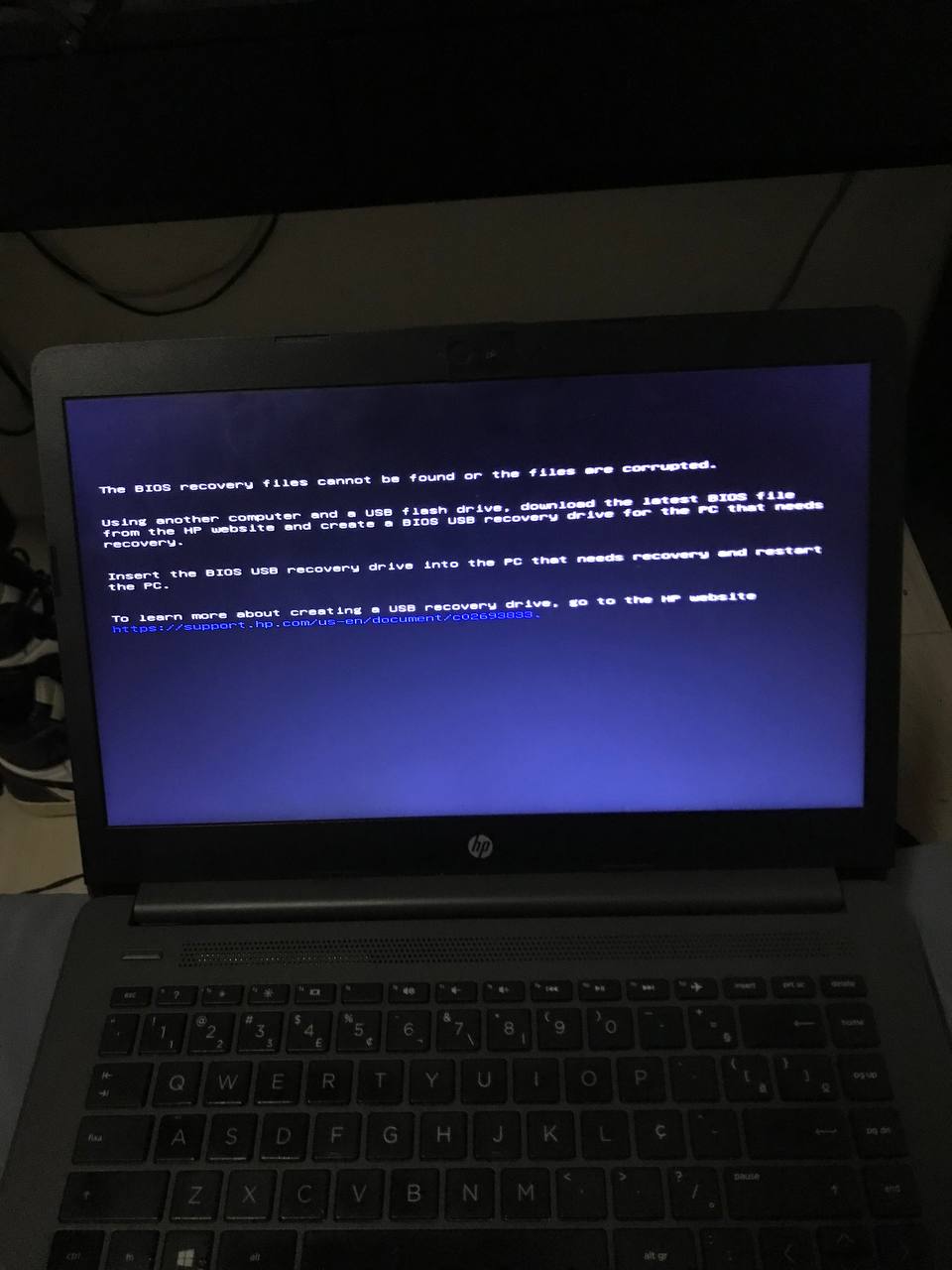 BIOS CORRUPTED and files on site are broken - HP Support Community ...