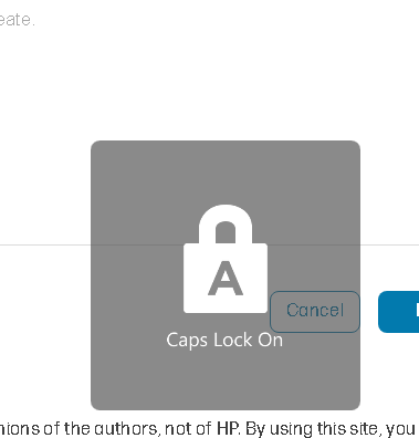 How do I turn off the Caps Lock animation - HP Support Community - 9053927