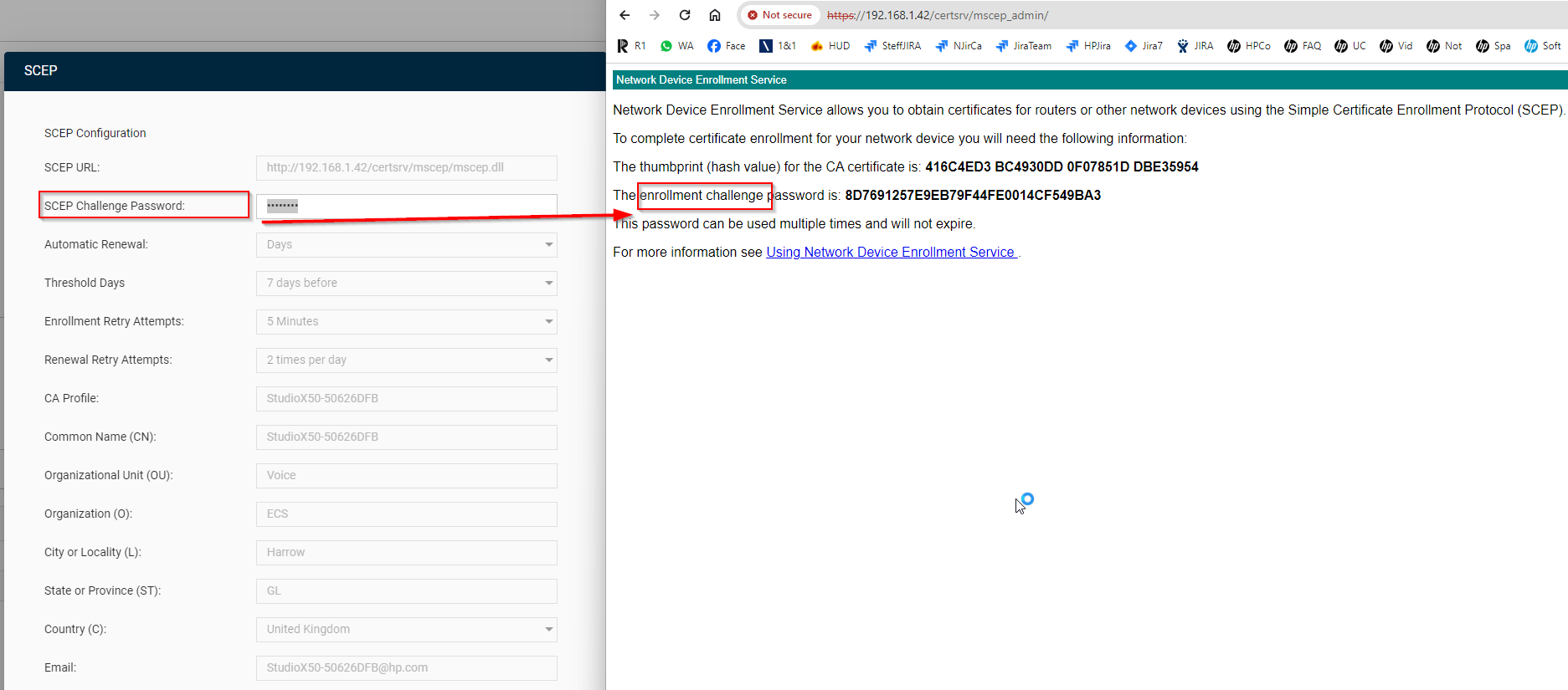 [FAQ] SCEP support for Studio X or G7500 - HP Support Community - 9061913