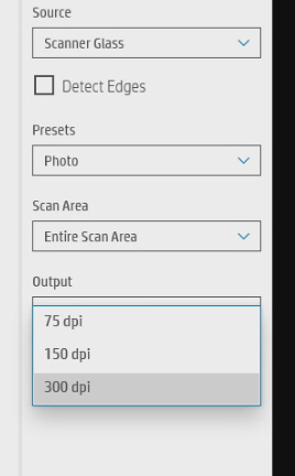Adjust scanning resolution with HP OfficeJet Pro 8020 and HP... - HP ...