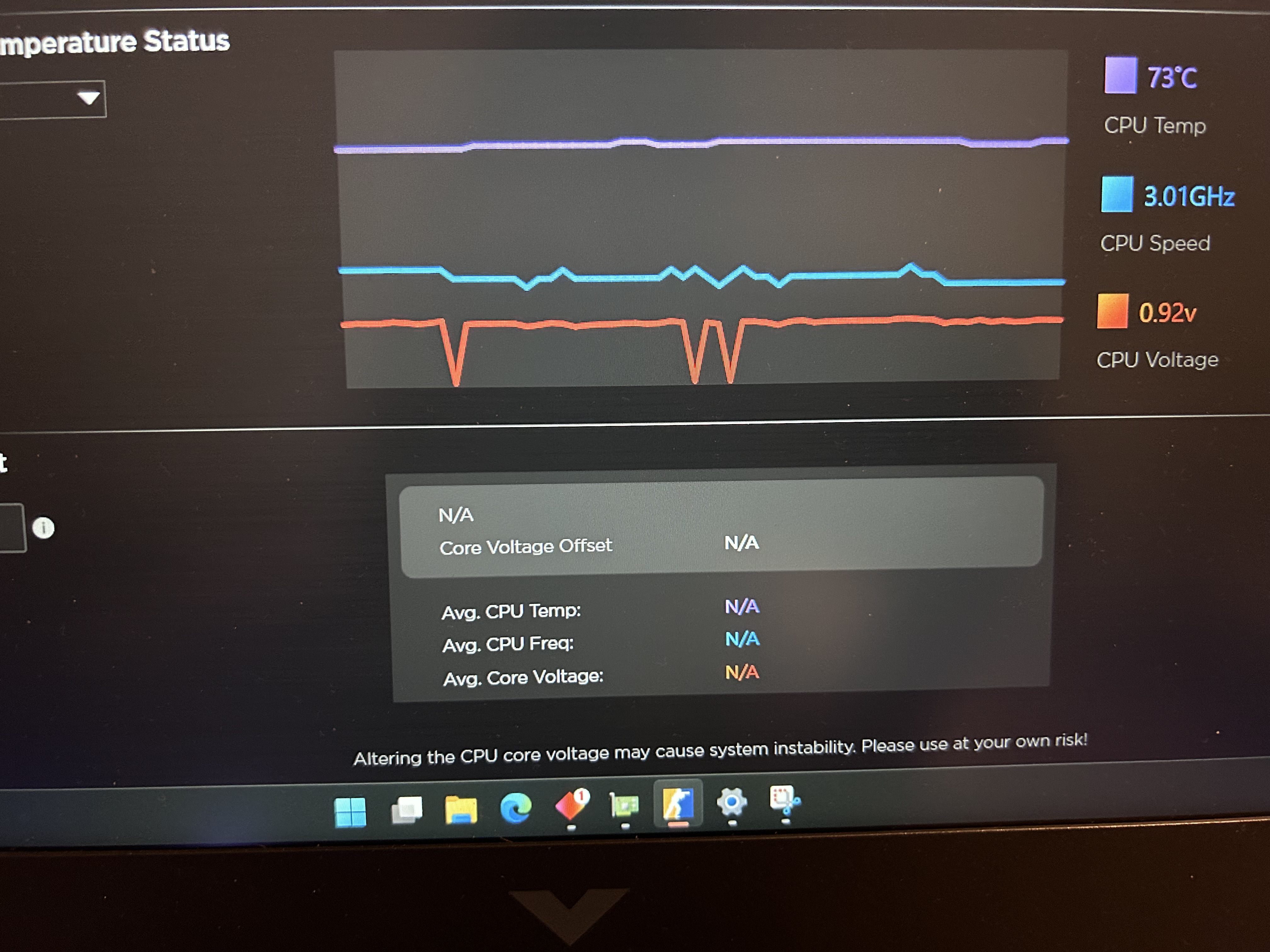 Is that cpu voltage drop normal? - HP Support Community - 9063825