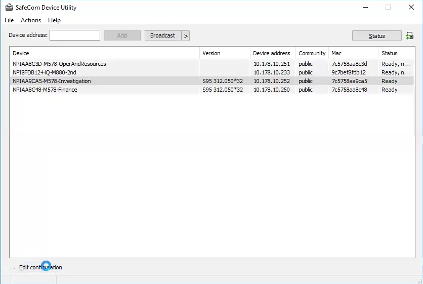 Card type Safecom device utility - HP Support Community - 9065560