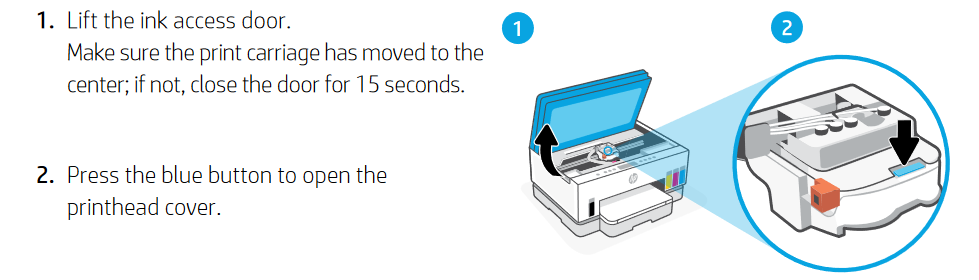 Print Carriage won't move to centre to allow installation of... - HP ...