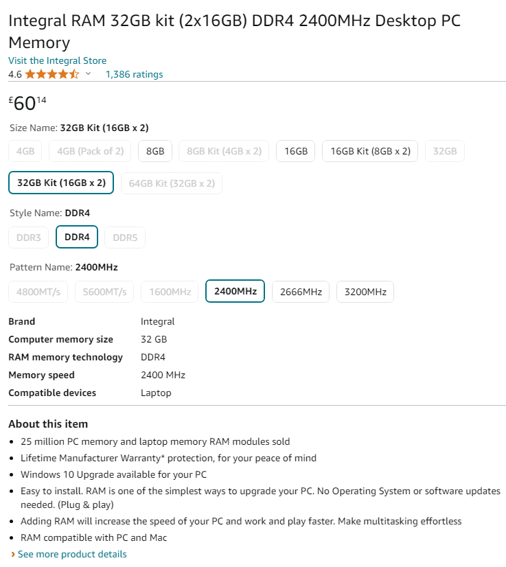 Solved: Advice on RAM Update - HP Support Community - 9069545