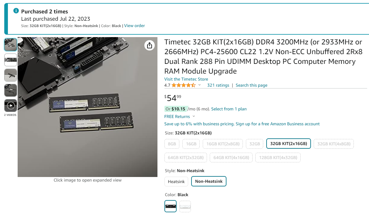 I want to upgrade my RAM from 16GB to 32GB in my HP Product ... - HP ...