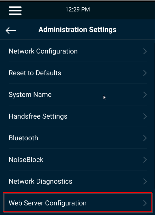 How can I enable the Web Interface on a Poly phone running i... - HP ...