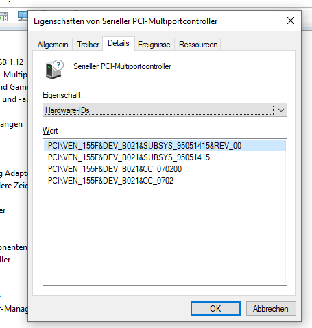 Solved: seriell PCI-Multiportcontroller driver not found - HP Support Community - 9077676