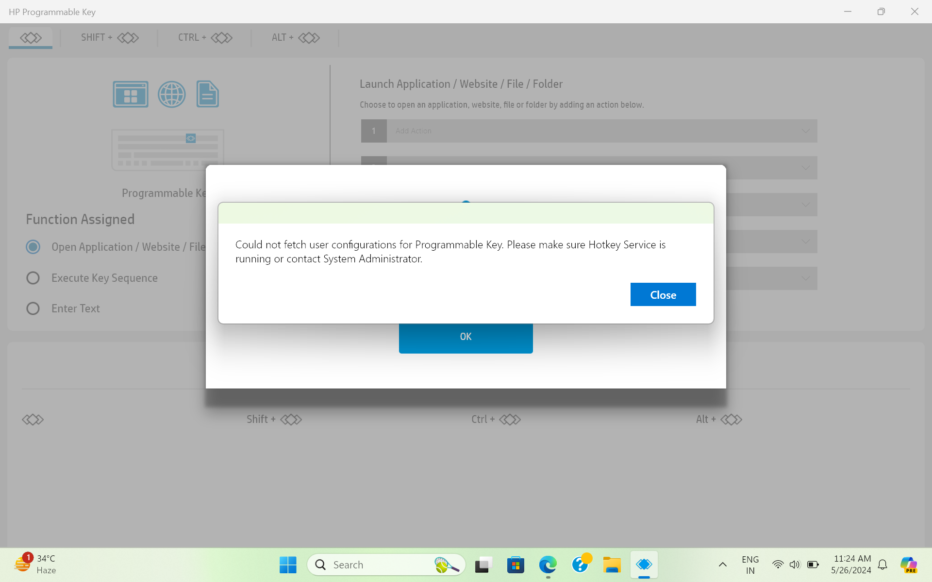 hp envy x360 bf0121tu F12 programmable hot key not working. ... - HP ...