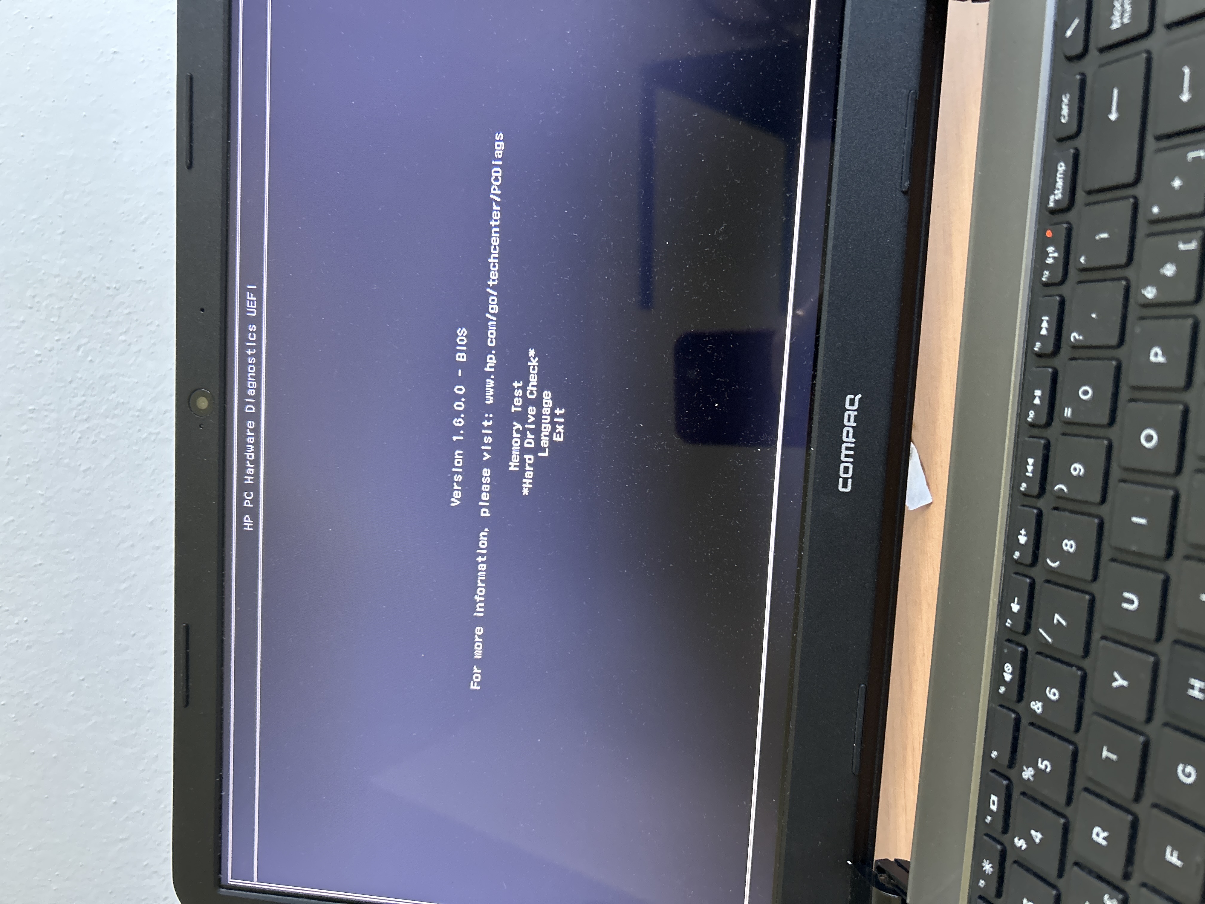 Problem with hardware diagnostic uefi - HP Support Community - 9081107