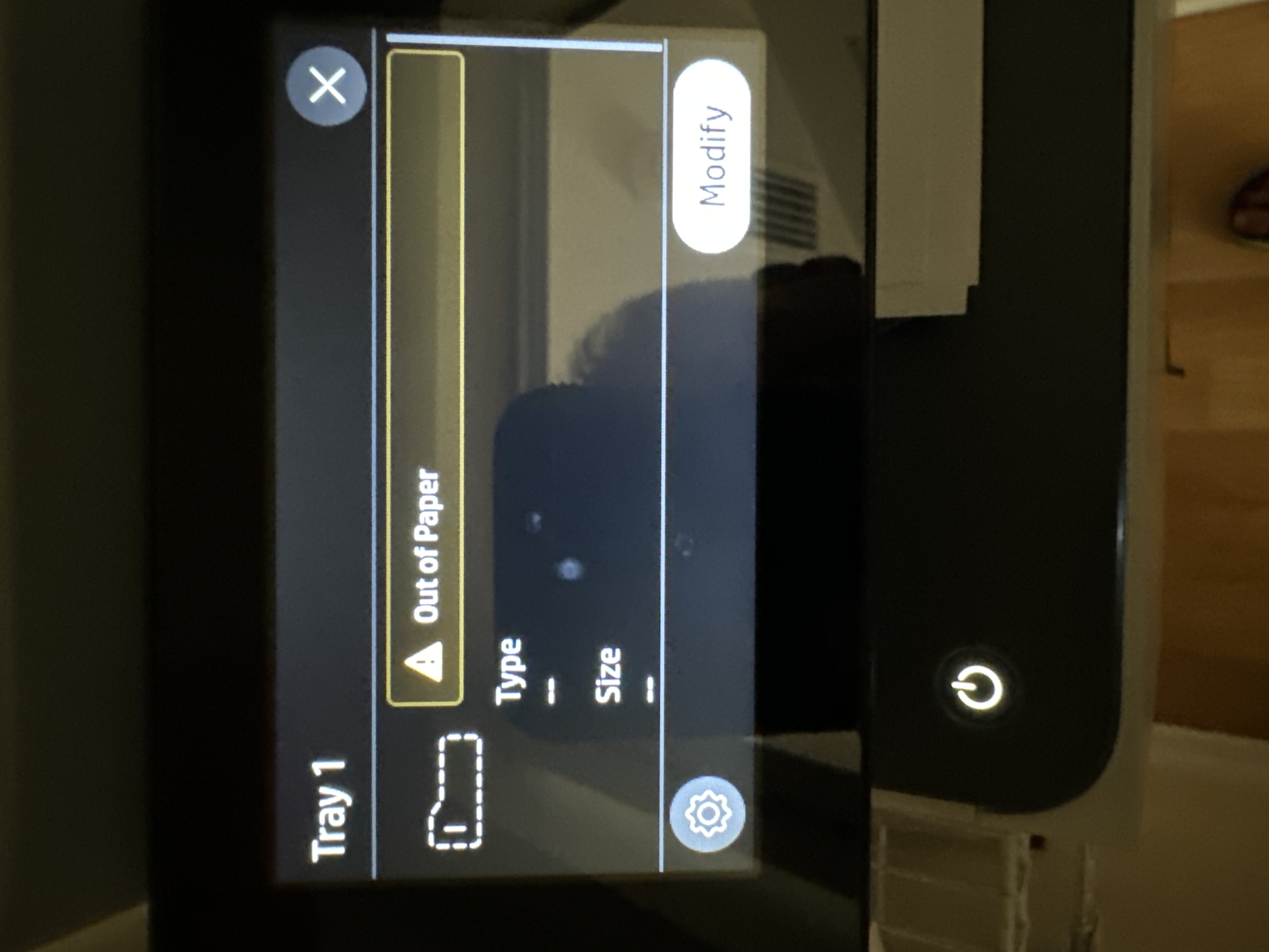 Printer screen shows 2 paper trays. Where is the 2 nd one? - HP Support ...