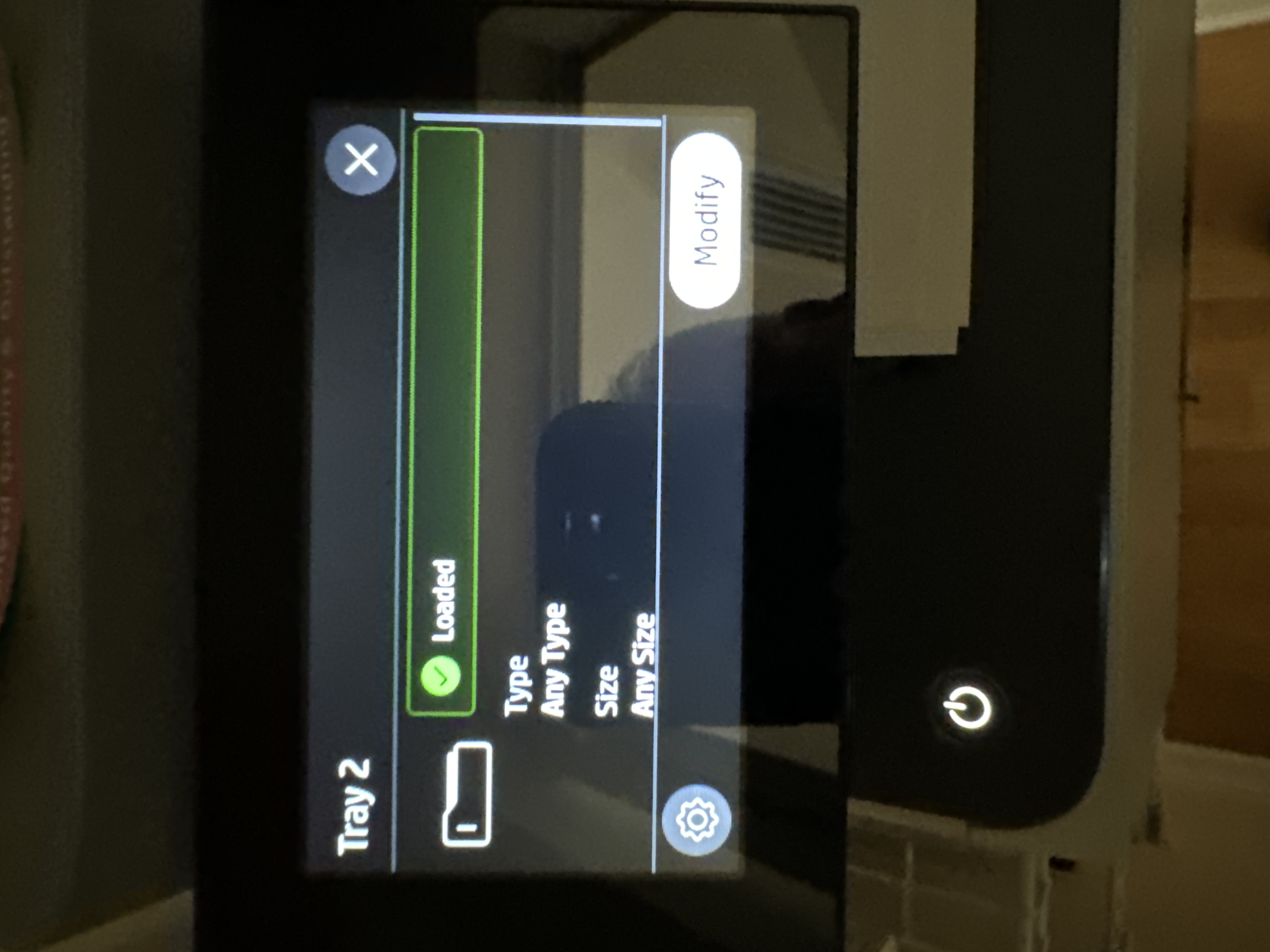 Printer screen shows 2 paper trays. Where is the 2 nd one? - HP Support ...