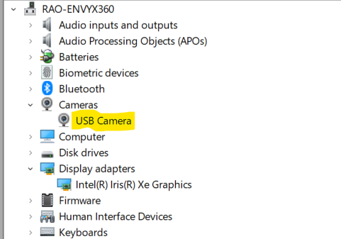 Built-in Camera not working - showing black screen - HP Support ...