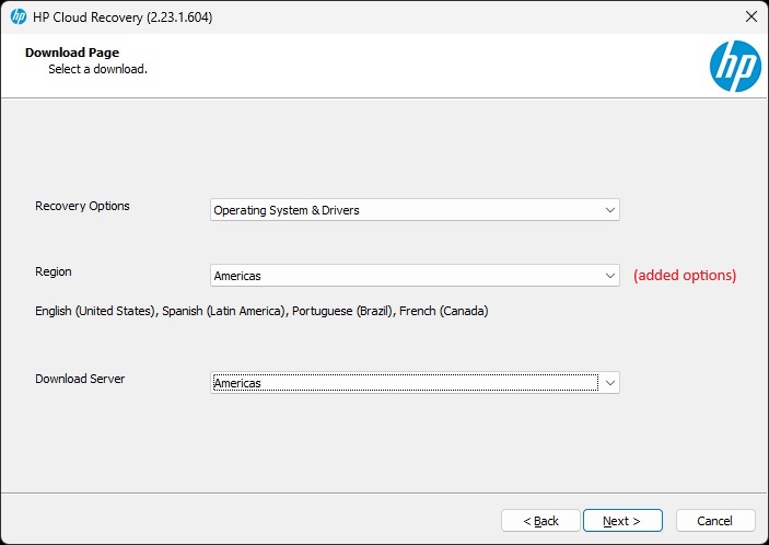 HP Cloud Recovery Client fixed... HowTo - HP Support Community - 9085773