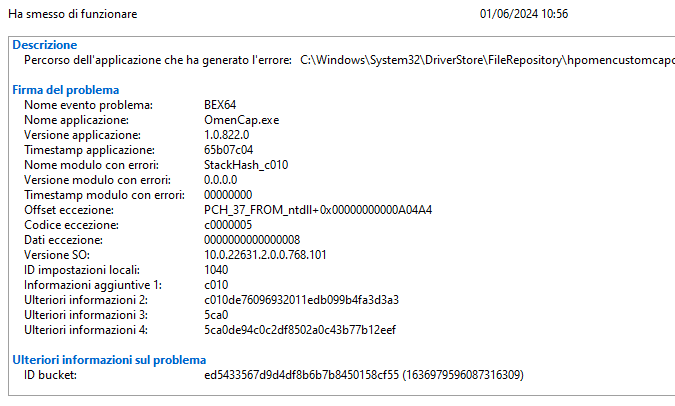 Omencap.exe error - HP Support Community - 9086134