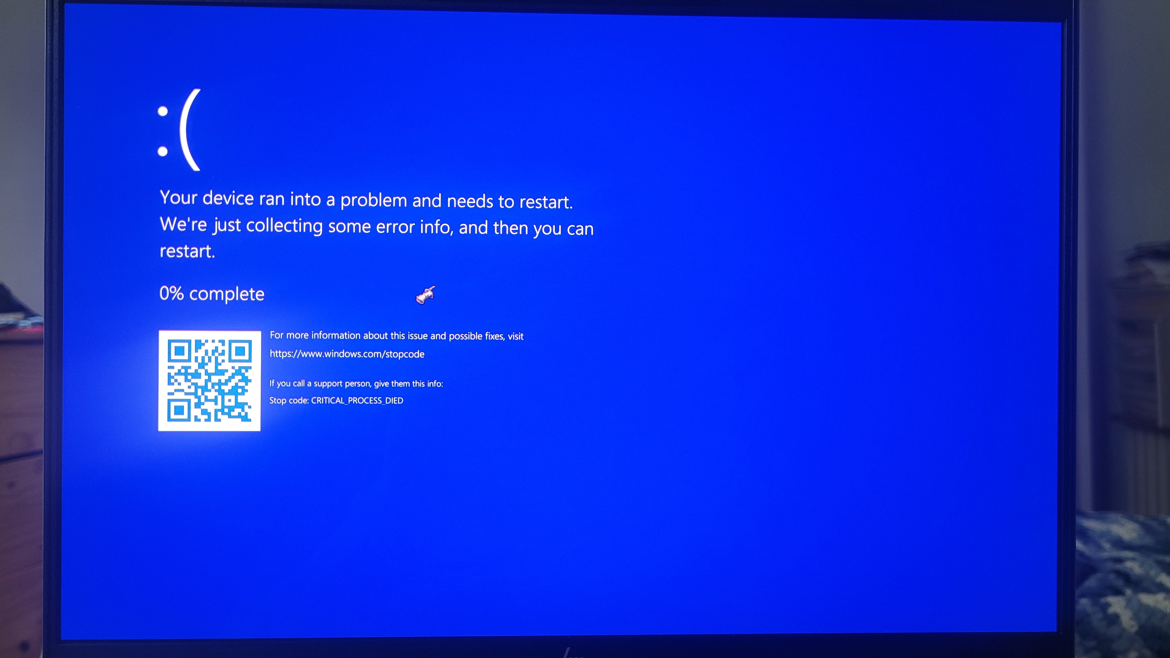 MY laptop suddenly get BSOD - HP Support Community - 9087350