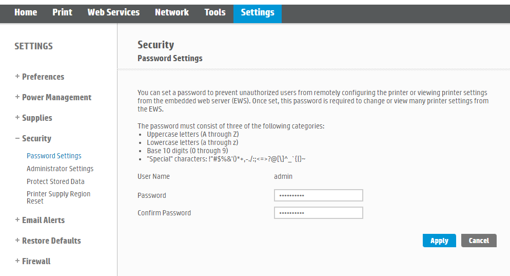 Is it possible to add a pin number to the printer panel - La... - HP ...