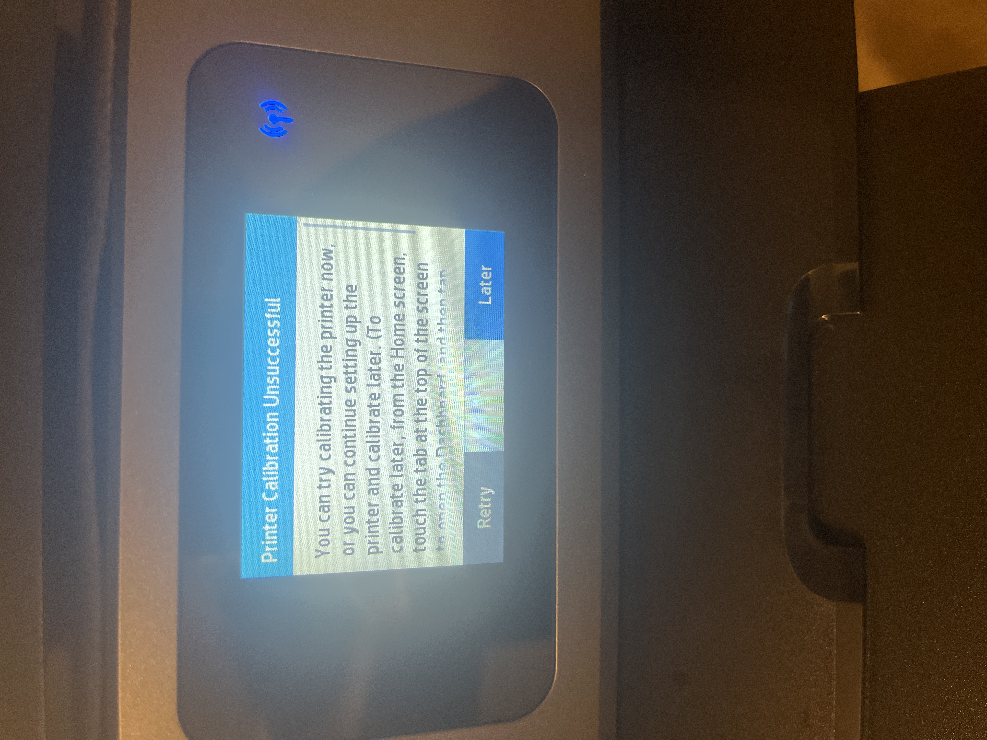 Calibration unsuccessful - HP Support Community - 9092002