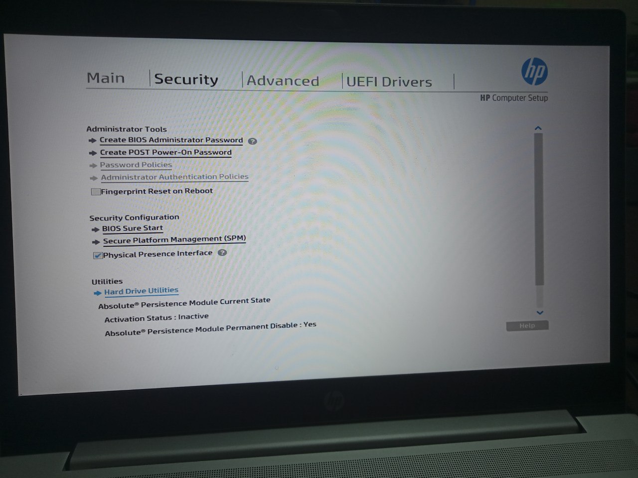 TPM MISSING ON HP PROBOOK 455 G7 LAPTOP?? - HP Support Community - 9091297