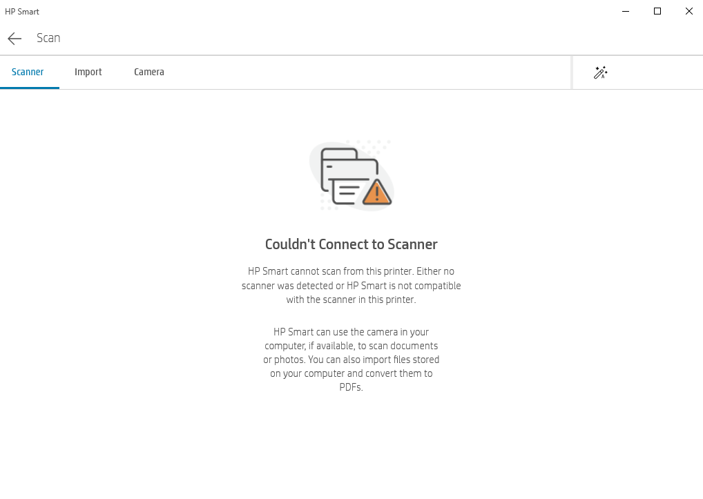 Scanner stopped working from HP Amart - HP Support Community - 9097987