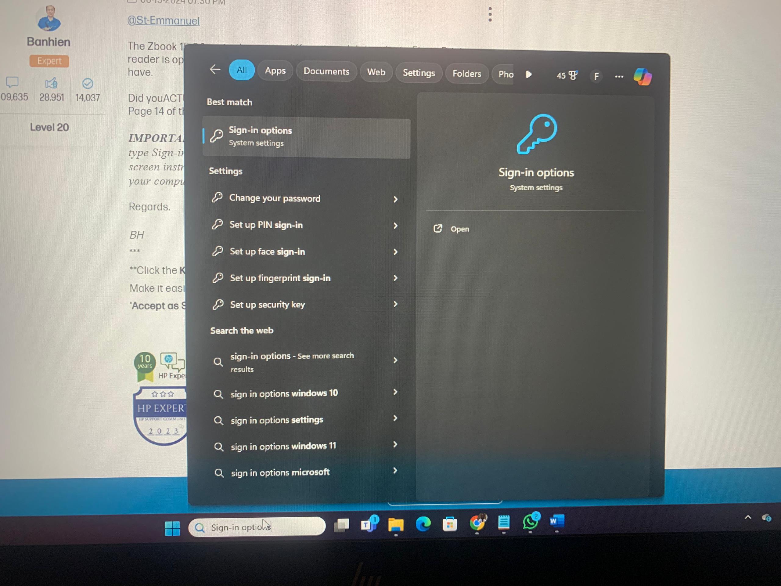 Finger print scanner not working or showing in device manage... - HP ...