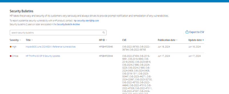 Security Bulletins - HP Support Community - 9102772