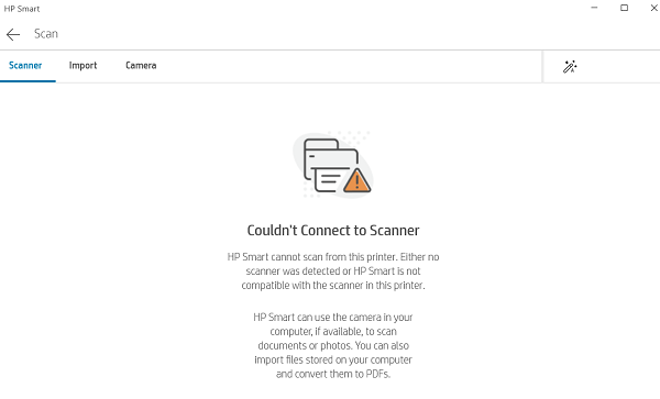 Cannot scan - HP Support Community - 9103754