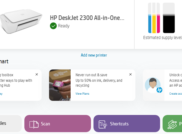 HP smart app can print but cannot scan - HP Support Community - 9104211