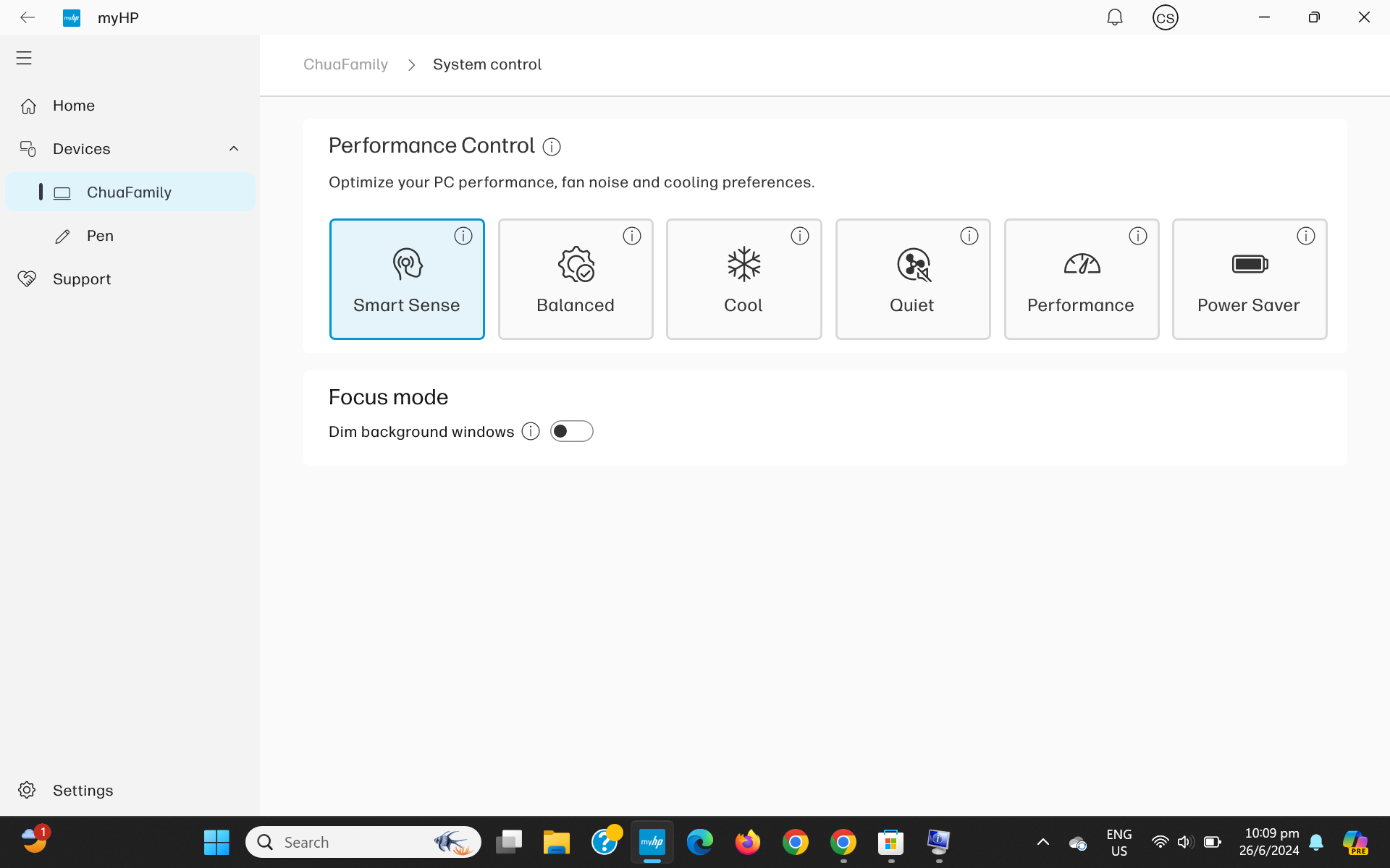 HP smart sense - HP Support Community - 9103527