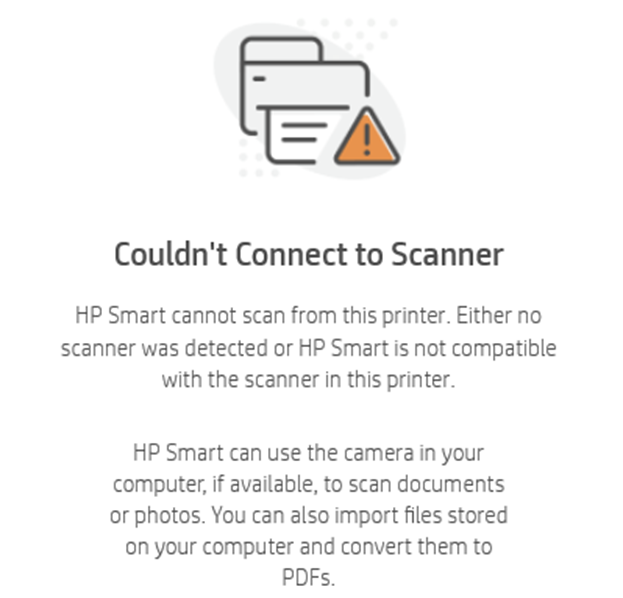 Scanner, part of the printer is not scanning. It has in the ... - HP ...