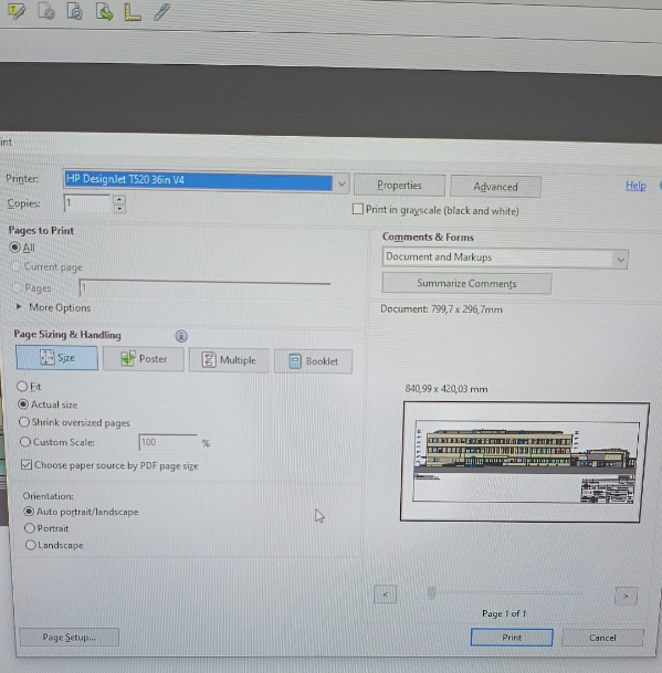 Designjet t520 36inch dimension printing problems - HP Support ...