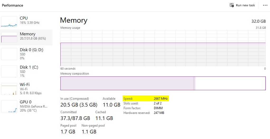 Victus 15L Desktop RAM upgrade only running at 2667 MHz - HP Support ...