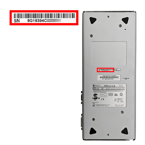 How to find the Serial Number on Poly IP conference phones - HP Support ...