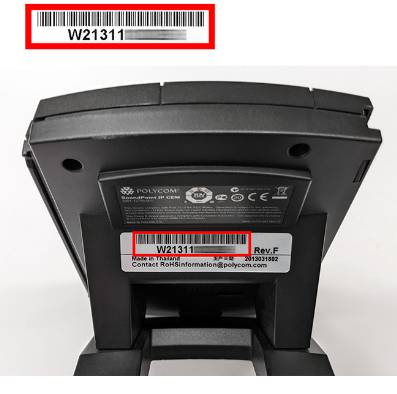 How to find the Serial Number on Poly Desk Phones - HP Support ...