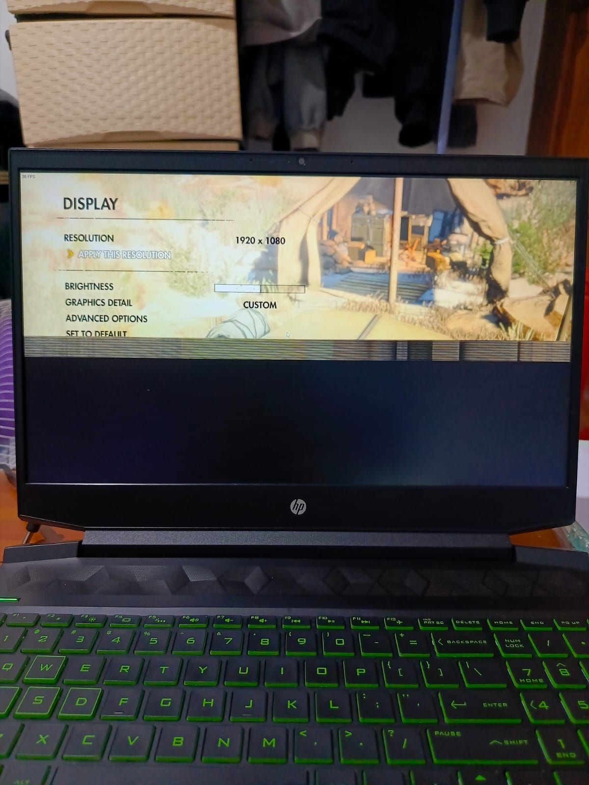 my lcd screen get cut on half when i boot up my laptop - HP Support ...