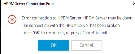 HPDM upgrade to 5.0.12 Server Connection Error - HP Support Community ...