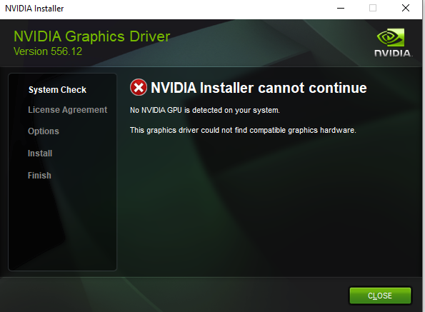 Unable to install Nvidia graphics card after resetting PC - HP Support ...