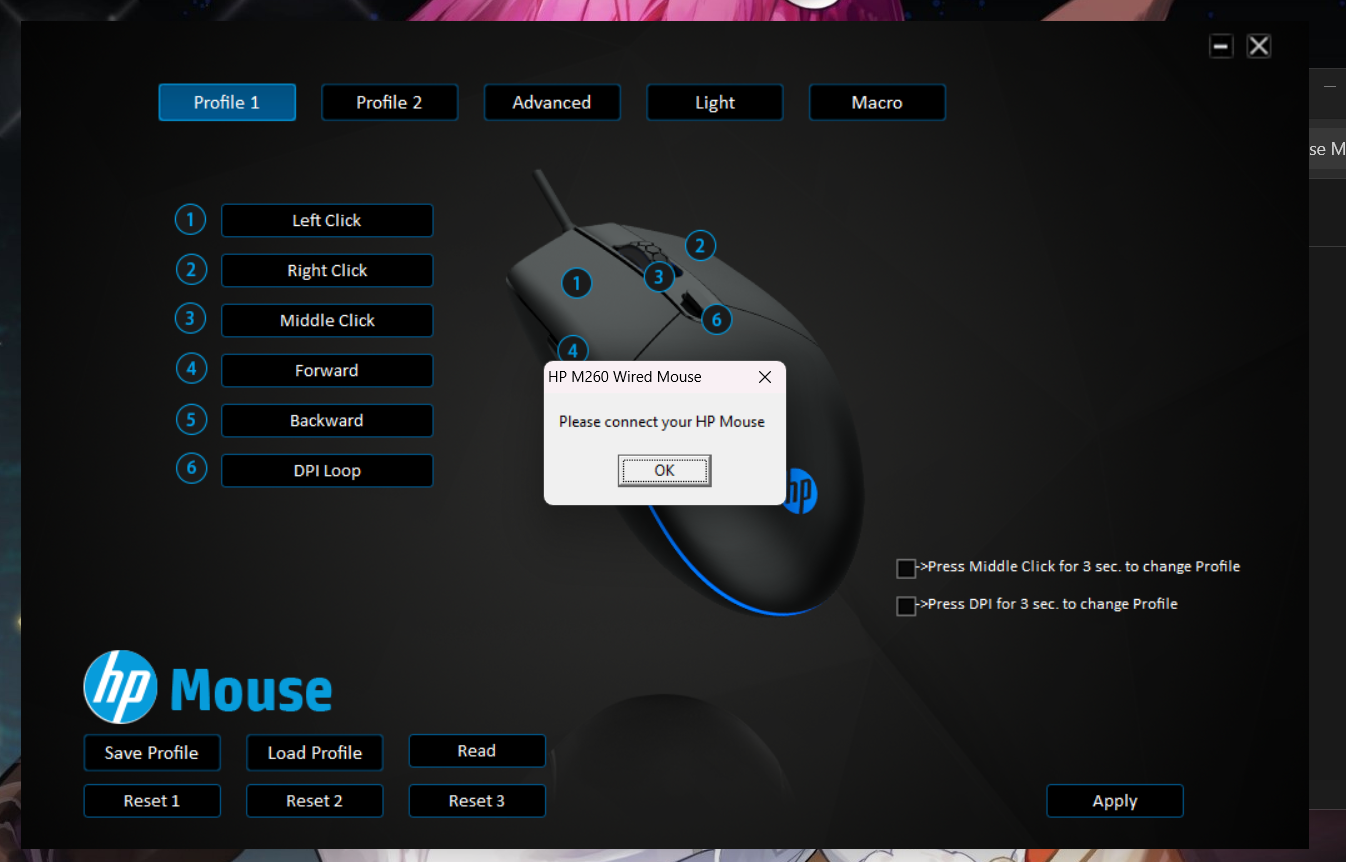 The HP M260 Wired Mouse Software not detecting my mouse? - HP Support ...