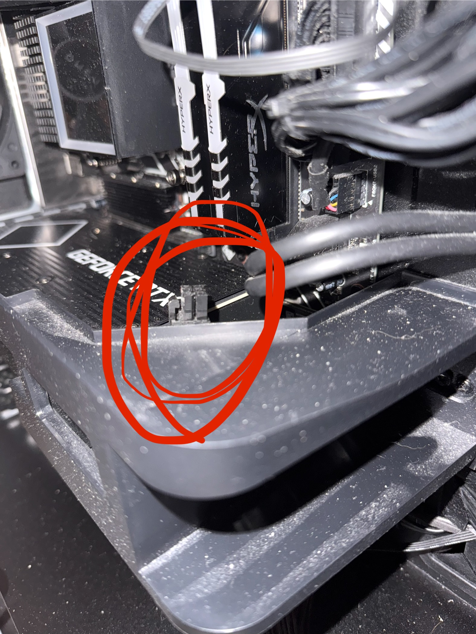 I found this wire unplugged what is it for? - HP Support Community ...