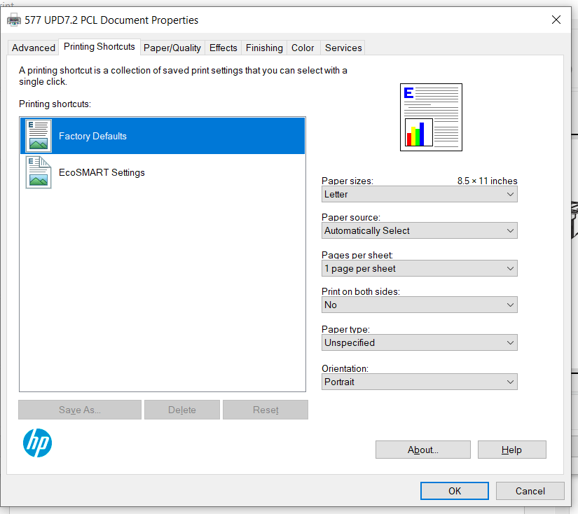 Solved: Two issues using HP Universal 64-bit PCL 6 driver on older P ...