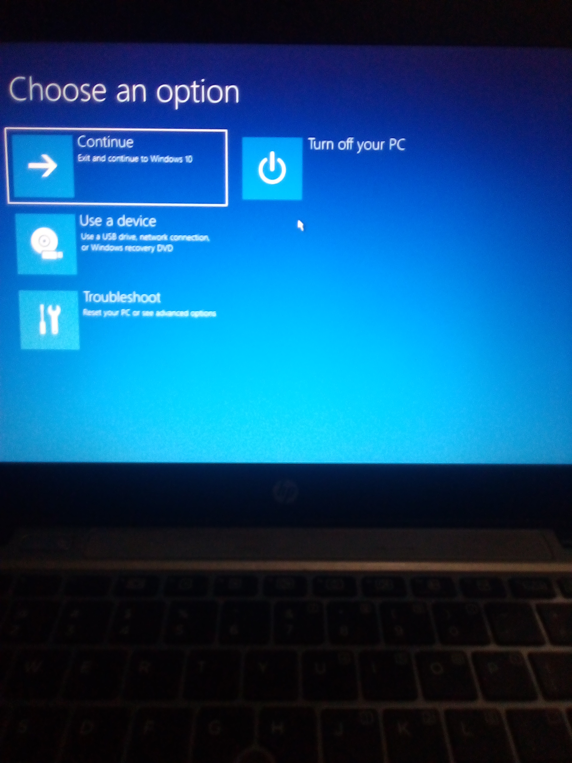 Won't Boot From USB - HP Support Community - 9123689