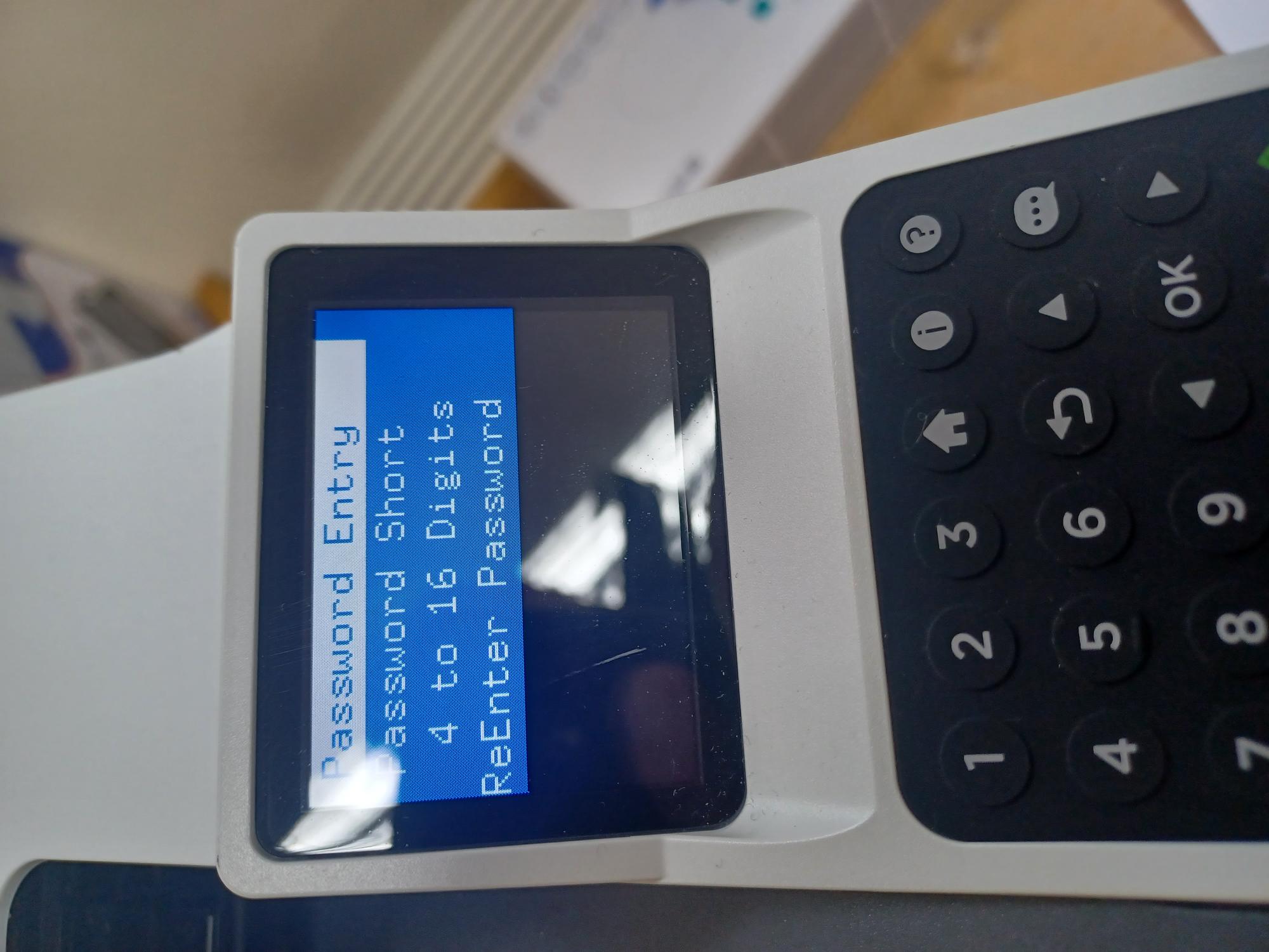 HP Laserjet E40040 - asking for password - HP Support Community - 9124204