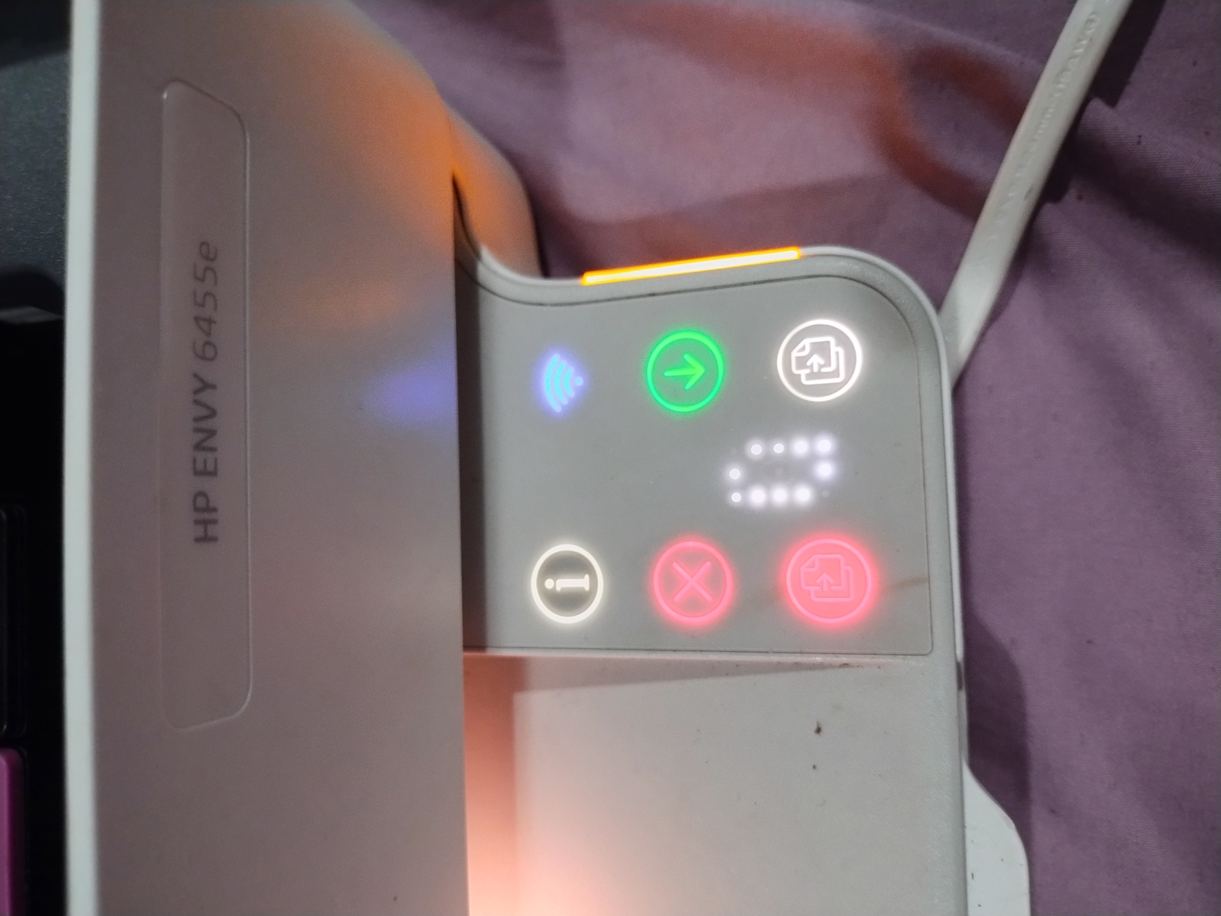 Lights flashing rapidly - HP Support Community - 9126844