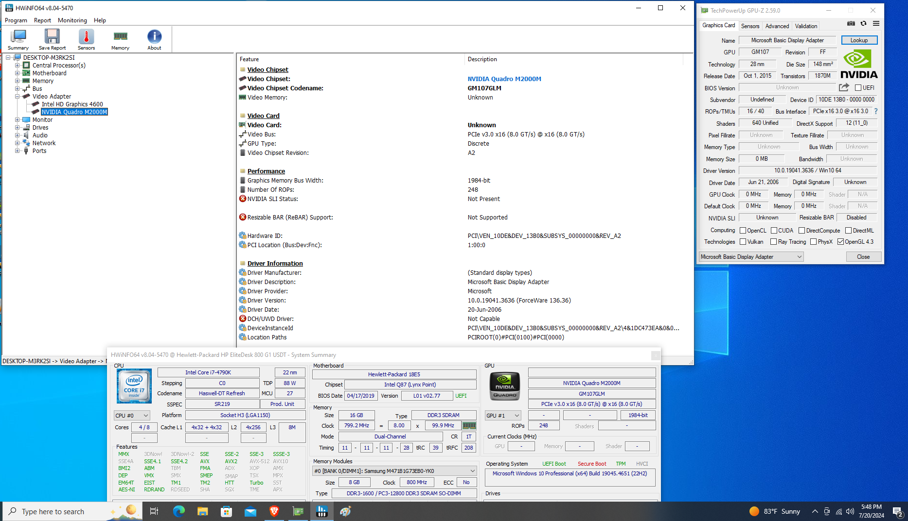 Solved: HP EliteDesk 800 G1 USDT Solved: HP EliteDesk 800 G1 USDT
