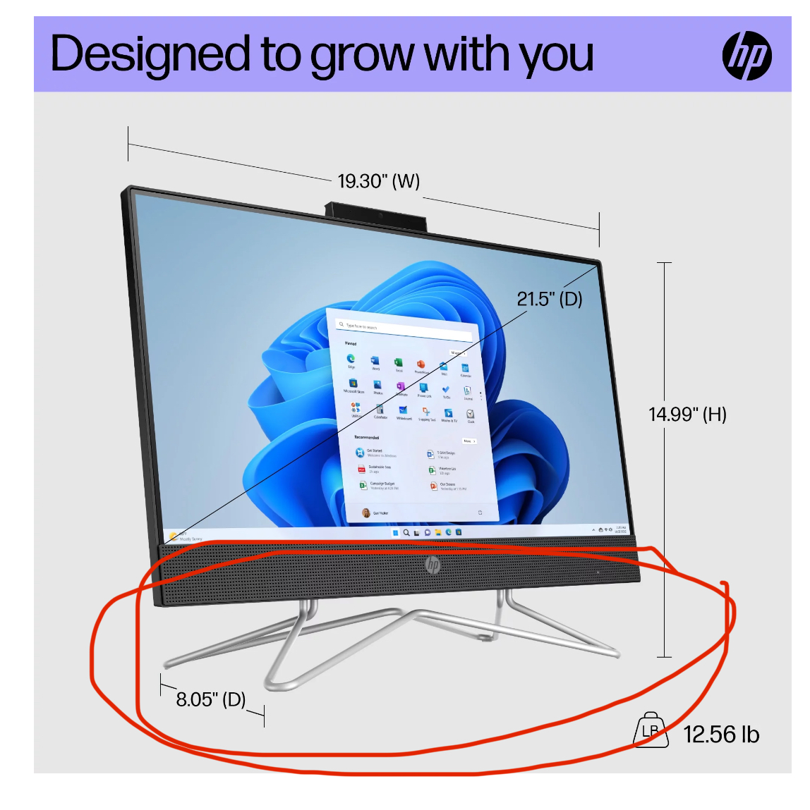 Want to change monitor stands - HP Support Community - 9133329
