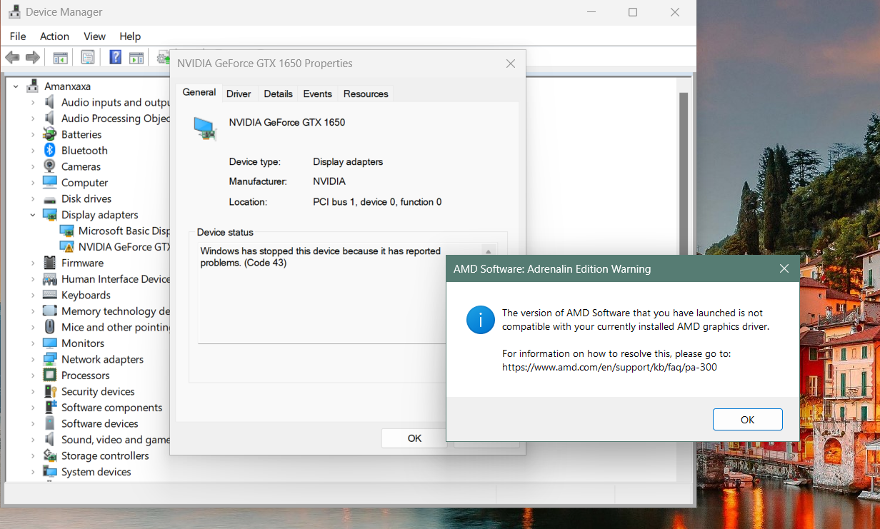 my display adapter is not changing from inbuild graphic card... - HP ...