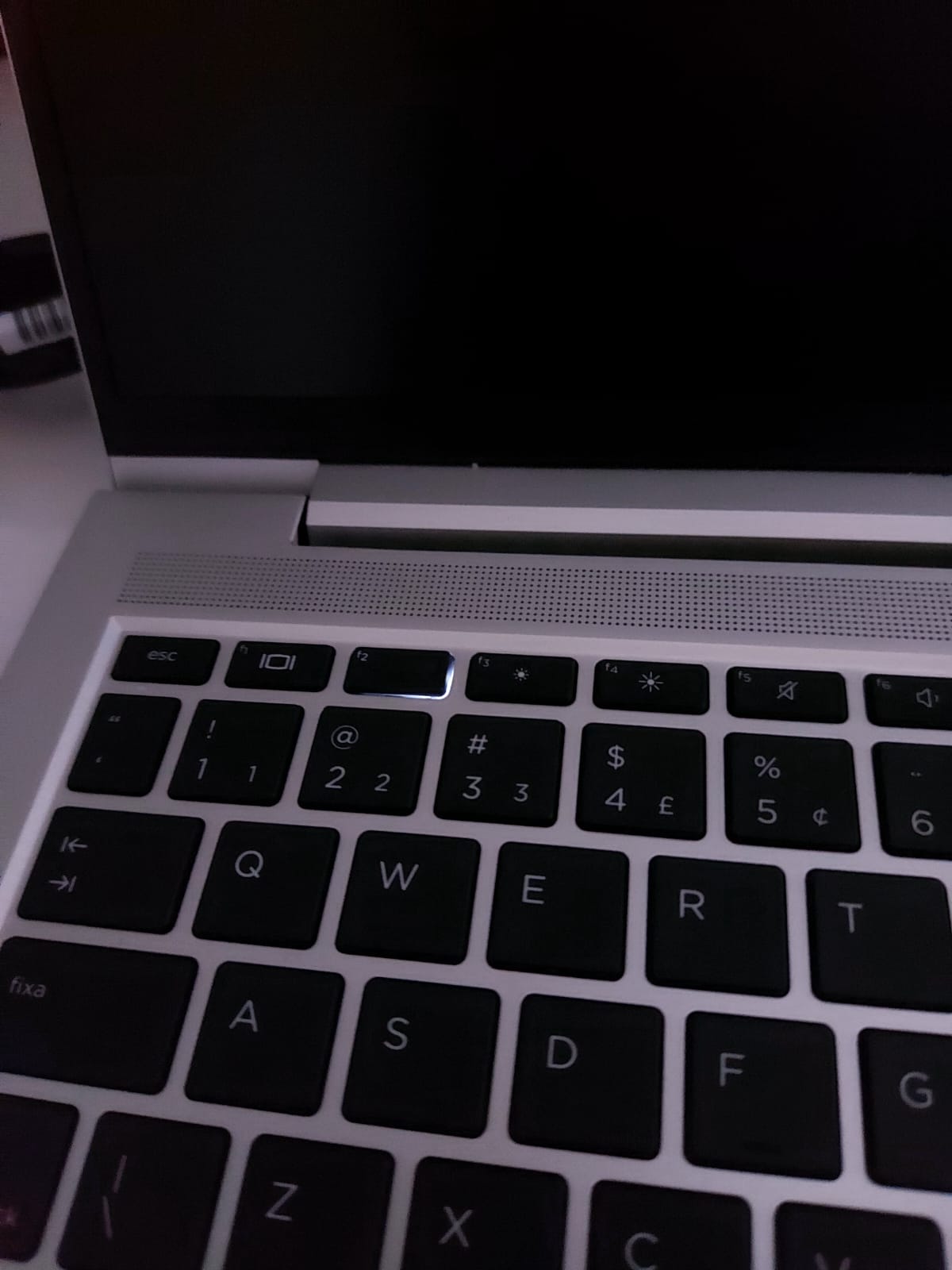 LED light below the F2 key is always on - HP Support Community - 9141189