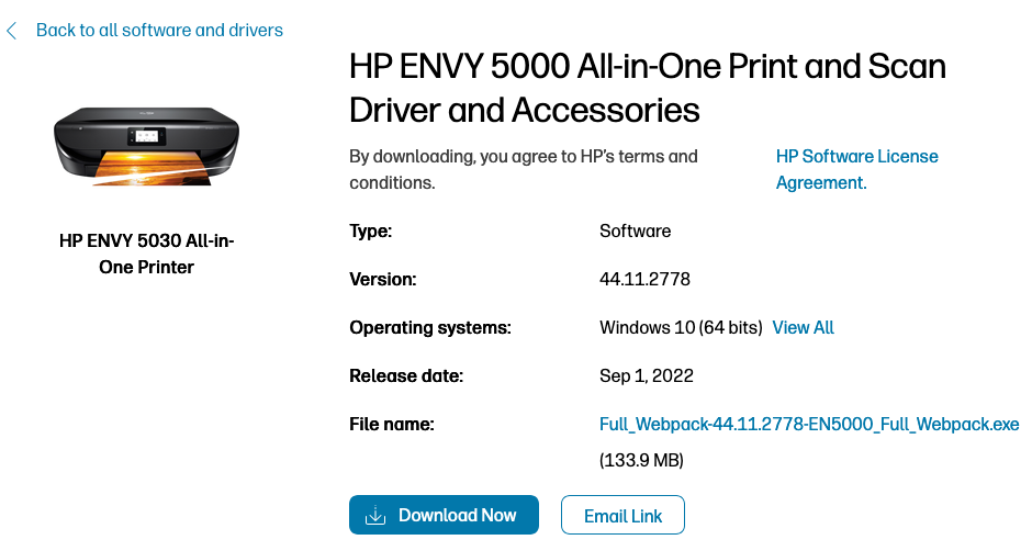 can not download any drivers etc because it does not recogni... - HP ...
