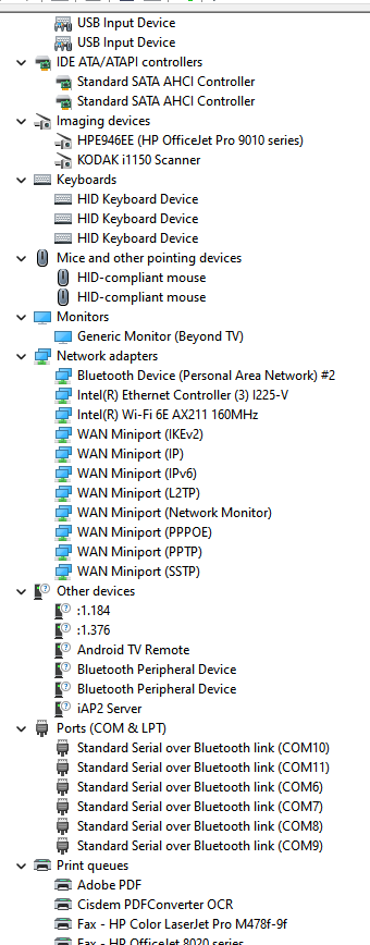 Other Devices under Device Manager - HP Support Community - 9153348