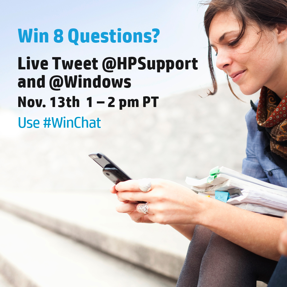 Live Tweet Windows 8 Questions to @Windows and @HPSupport #w... - HP ...