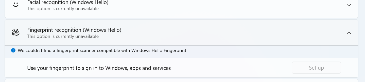 my fingerprint scanner not working help me to work - HP Support ...